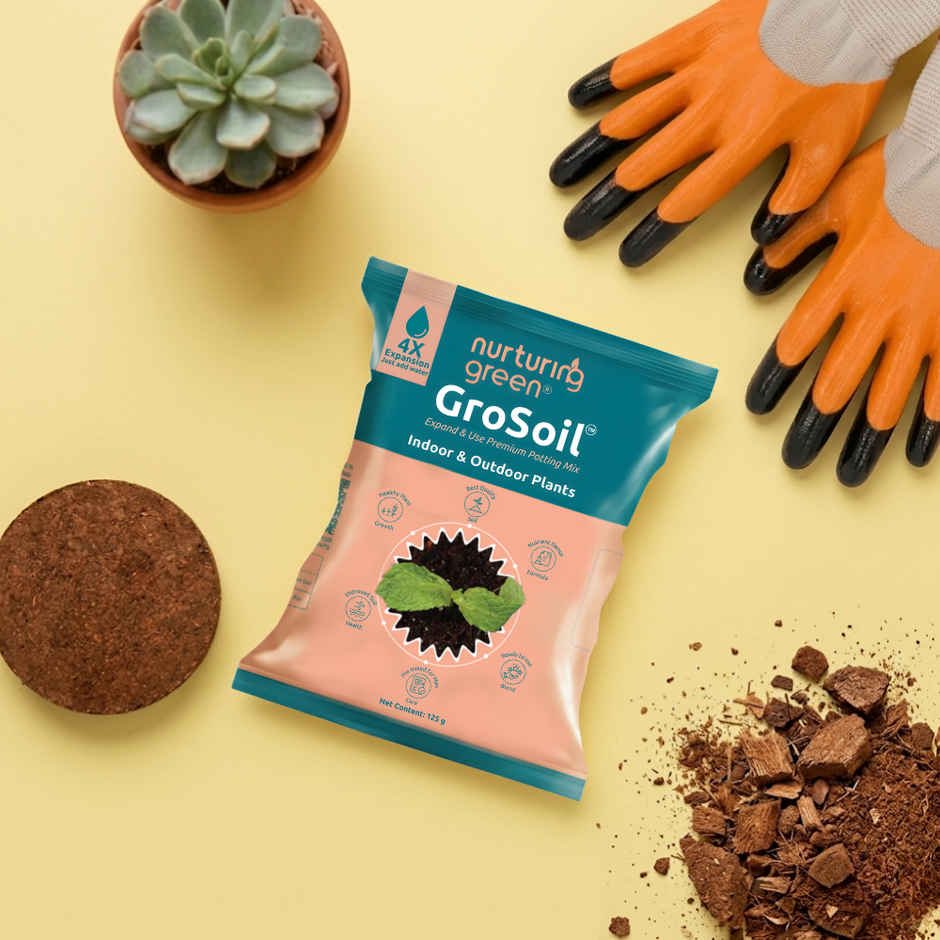 Nurturing Green GroSoil Premium Potting Soil Mix Makes - Buy at ₹71 ...