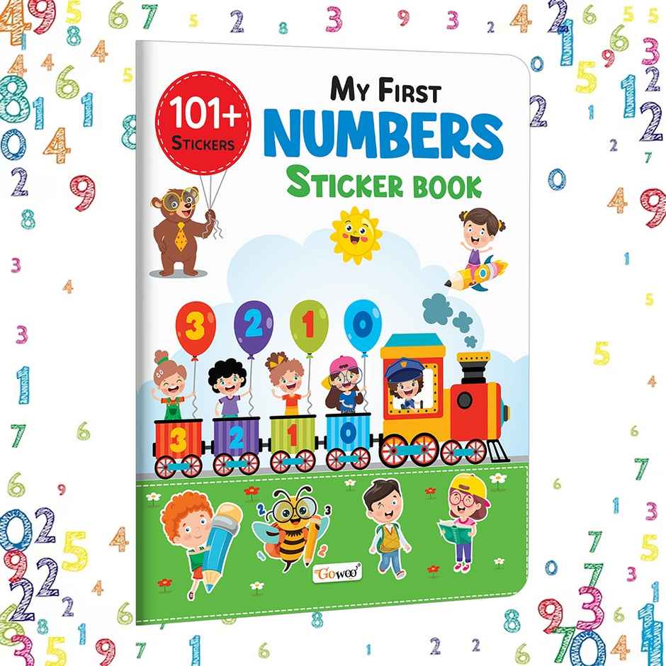 Buy My First Numbers Sticker Book - 101+ Stickers | Learning Fun for ...