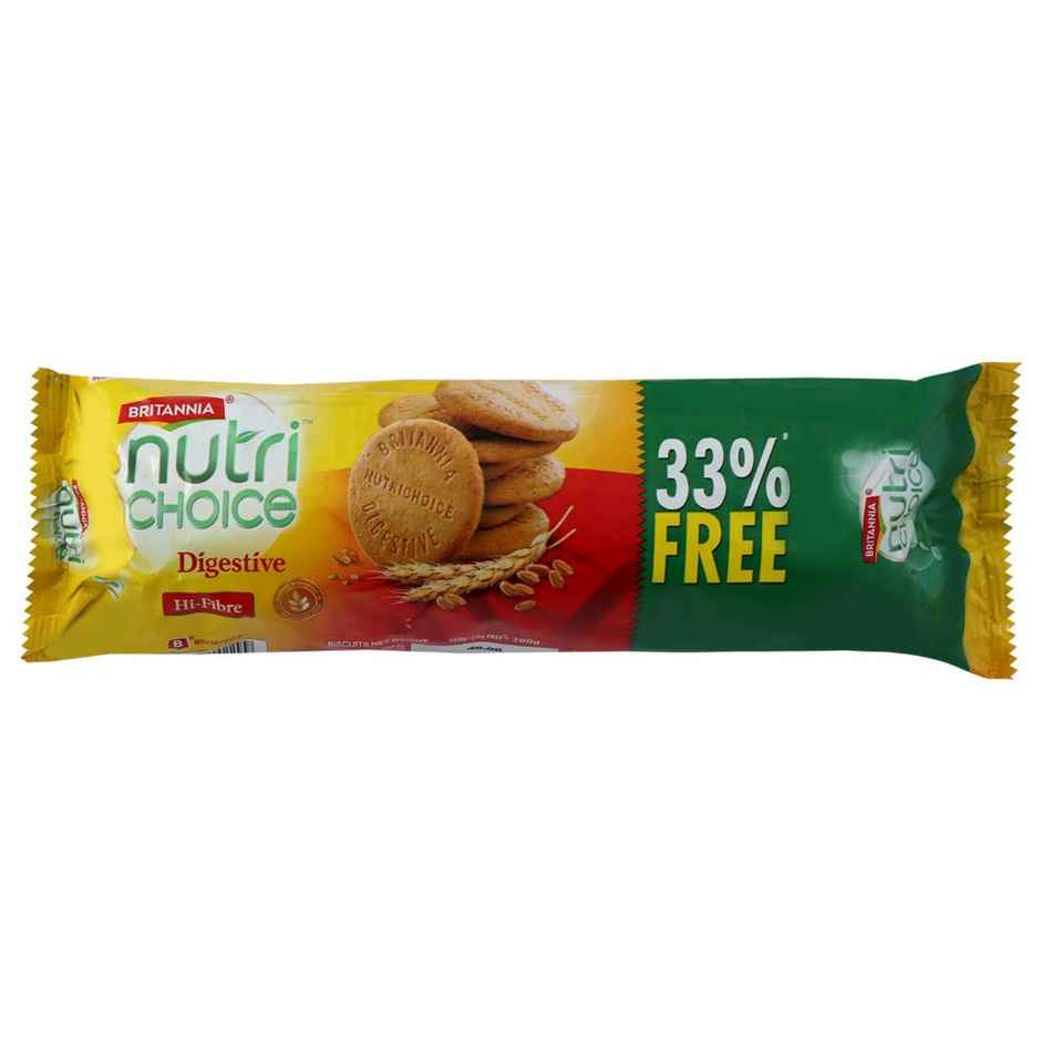 Buy Britannia Nutri Choice Digestive Biscuit Online - Price @ ₹40 ...