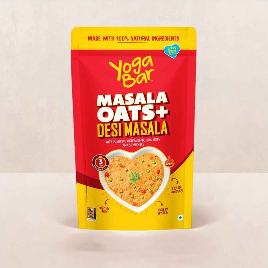 Yoga Bar Veggie Masala Oats - Buy at ₹189 Online | Instant Delivery - Zepto