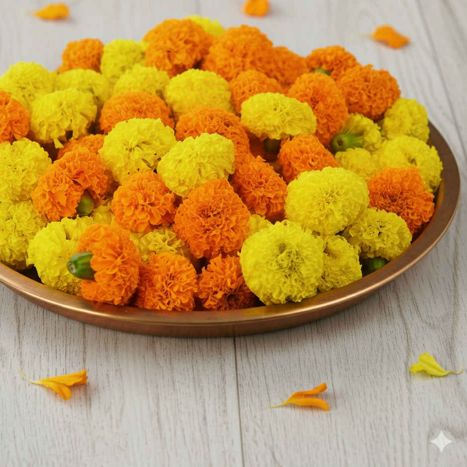 Buy Assorted Pooja Flowers Online - Price @ ₹57 | Instant Delivery | Zepto