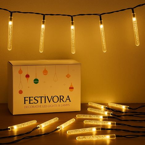 Buy Festivora Small Stick Warm White LED String lights | 14 LEDs ...