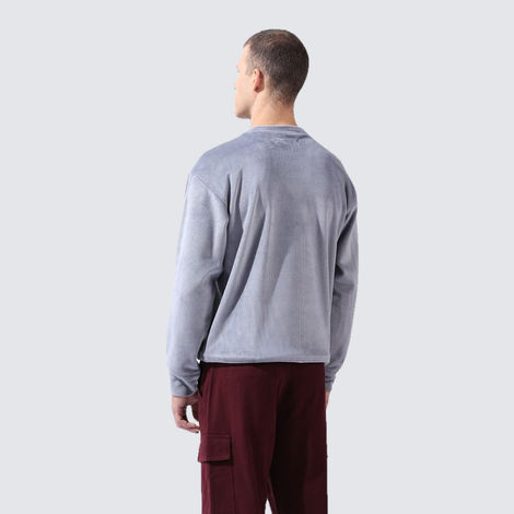 Buy The Indian Garage Co Men's Oversized Self Design Sweatshirt ...