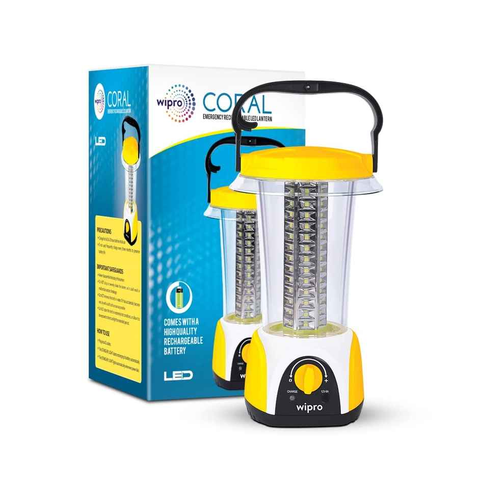 Wipro Coral Rechargeable Led Lantern - Buy at ₹1039 Online | Instant ...