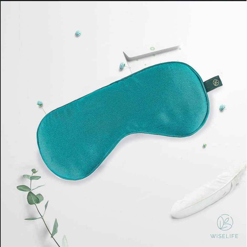Wiselife Natural Silk Eye Mask (Green) - Buy at ₹264 Online | Instant ...