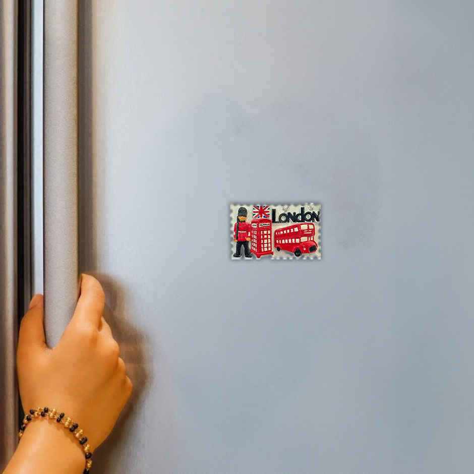 Buy Chrome London Bus 3D Fridge Magnet Online - Price @ ₹83 | Instant ...