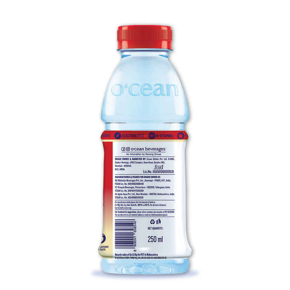 O'cean Fruit Water Crispy Apple Vitamin & Electrolyte Hydration - Buy ...