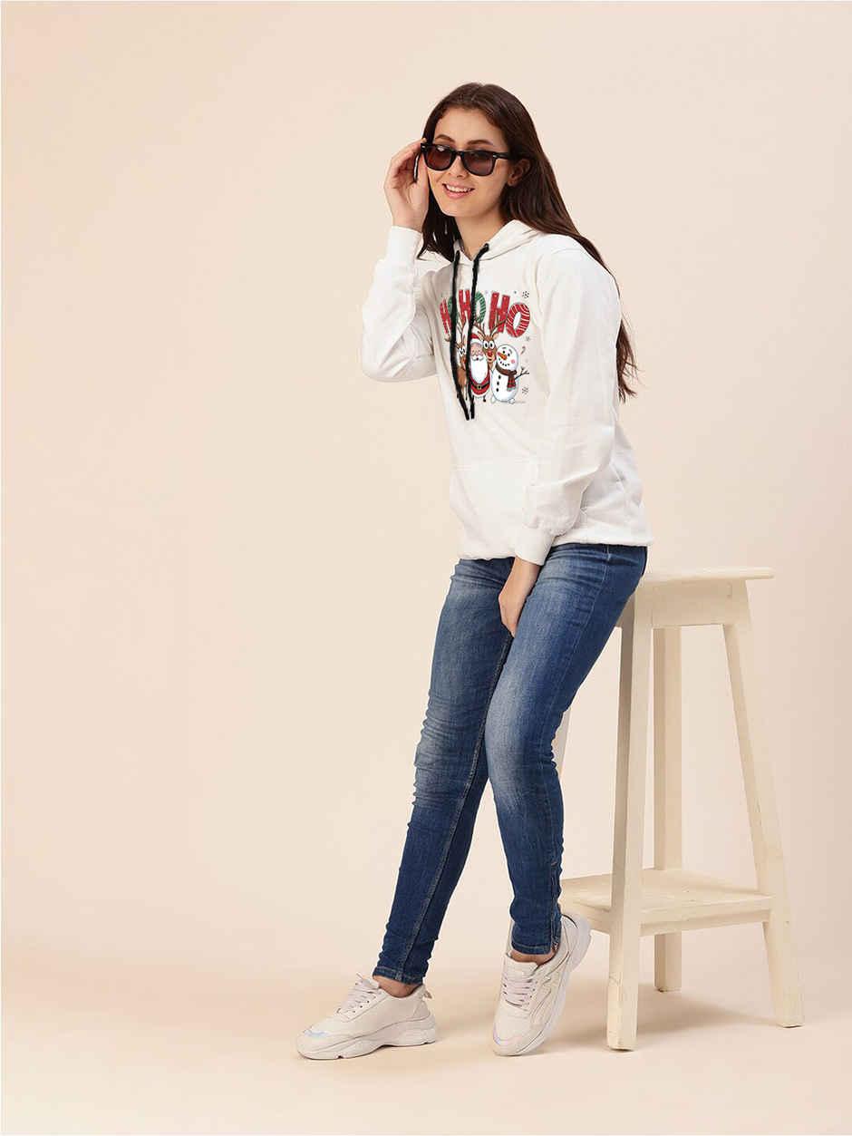 Buy Smartees Womens Christmas Sweatshirt | White - L Online - Price ...