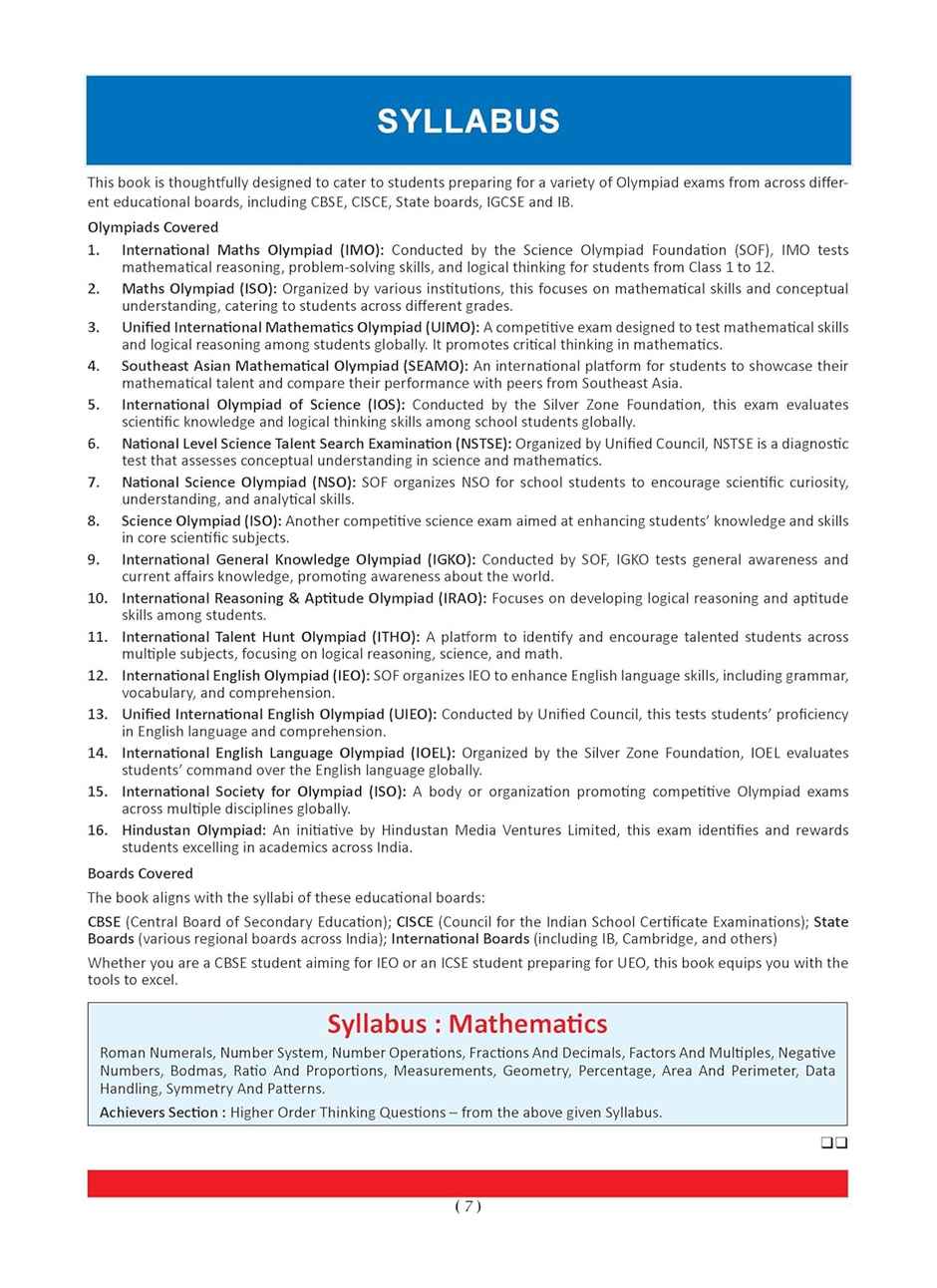 Buy Oswaal One For All Olympiads Previous Year Solved Papers Class 5 ...