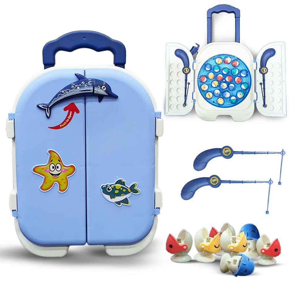 Buy Wembley Magnetic Rechargeable Fishing Game for Kids Fish Catching ...