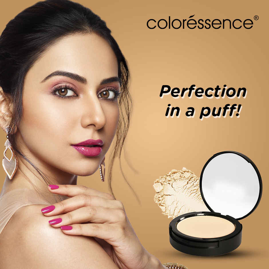 Buy Coloressence Starlet Compact Powder | Lightweight and Soft | Beige ...