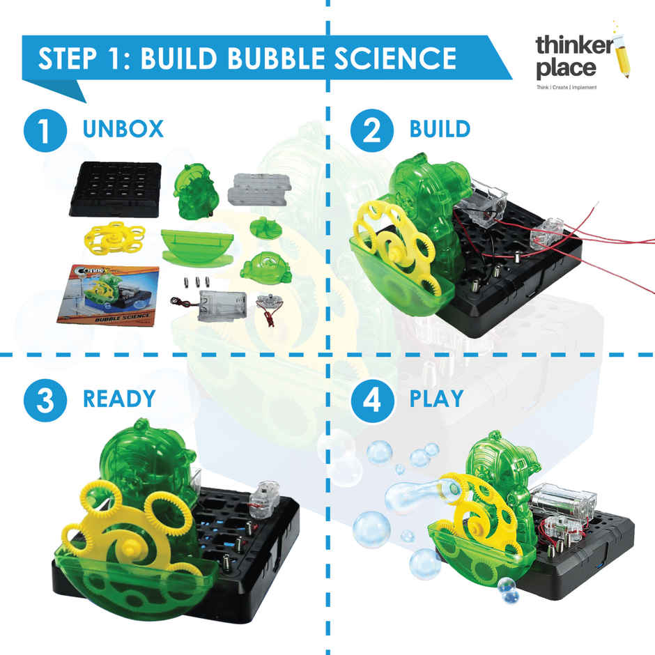 Buy ThinkerPlace Bubble Science DIY Kit | Learn Surface Tension with ...