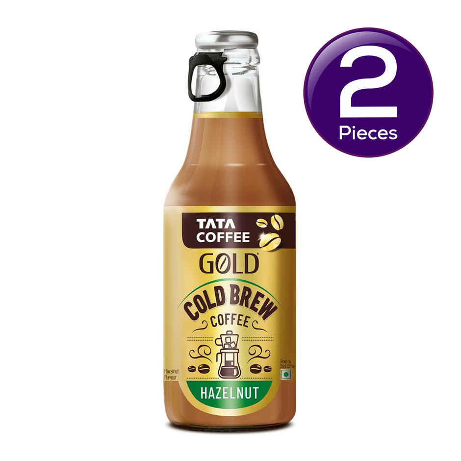 Buy Tata Cold Brew Coffee, Hazelnut Iced Coffee, Rich & Creamy, Ready ...