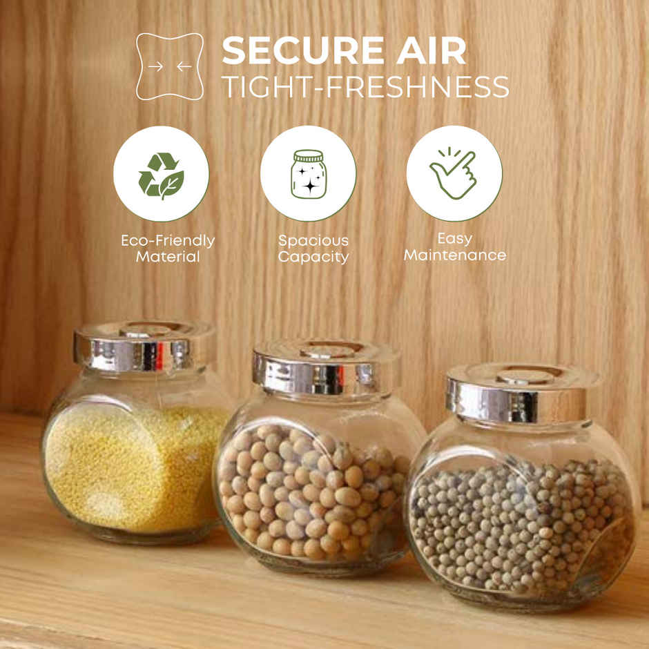 Yera Multipurpose Jar Set With Stand- 3 Pc Set 200 ml (Each) - Buy at ...