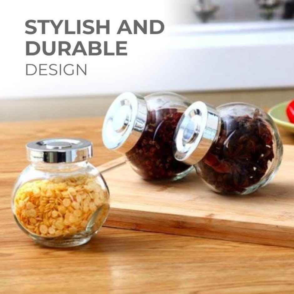 Yera Multipurpose Jar Set With Stand- 3 Pc Set 200 ml (Each) - Buy at ...