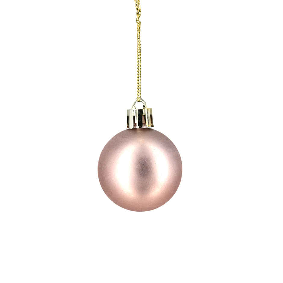 Buy Christmas Matt Shiny Balls For Tree decor | Rose Gold | Gullak ...