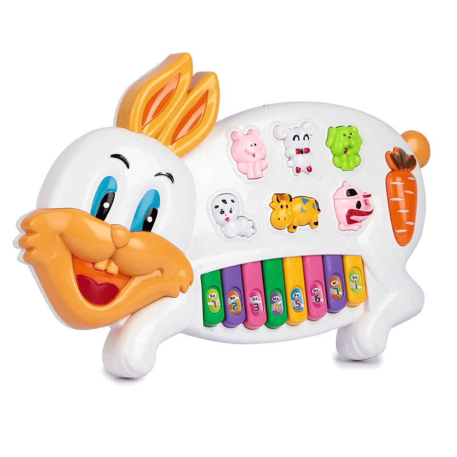 Buy Toytales Rabbit Piano Toy | Kids Piano | Perfect Baby Piano Learning | Birthday Gift Online ...