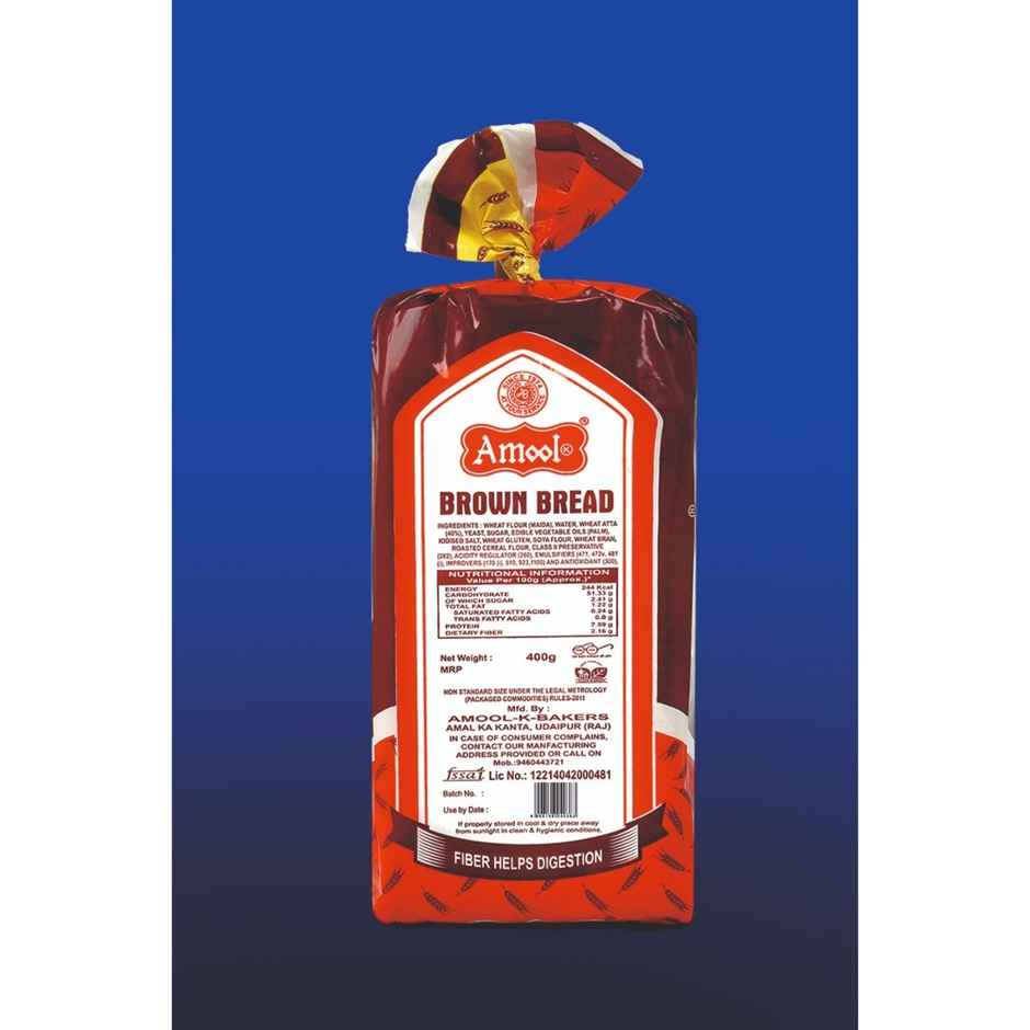 Buy Amool Atta Brown Bread Online - Price @ ₹37 | Instant Delivery | Zepto