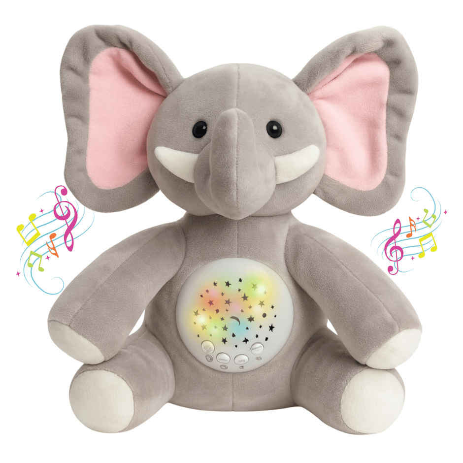 Buy Toytales Elephant | Soft Toy | Star Projector | Lighting Toys ...