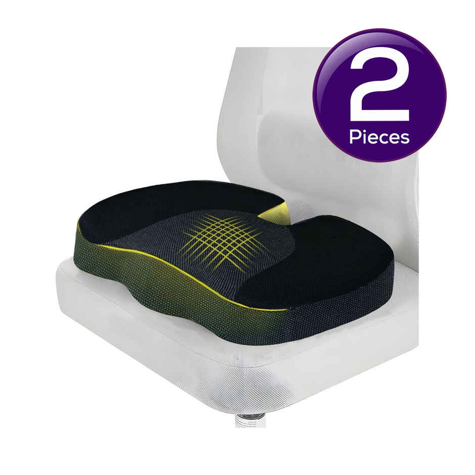 Buy Trajectory Memory Foam Coccyx Seat Cushion For Tailbone Pain ...