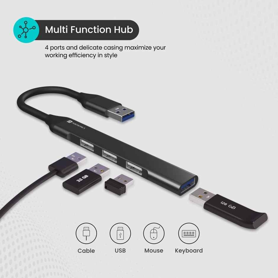 Portronics Mport 31 4 Ports Usb Hub - Buy at ₹299 Online | Instant ...