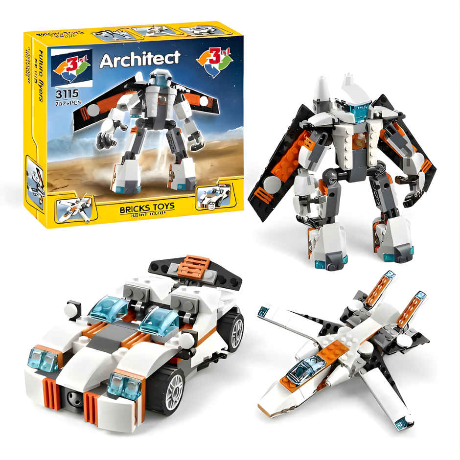 Fablue 12 in 1 Robot Architect Building Blocks Toy Set for Kids - Buy ...