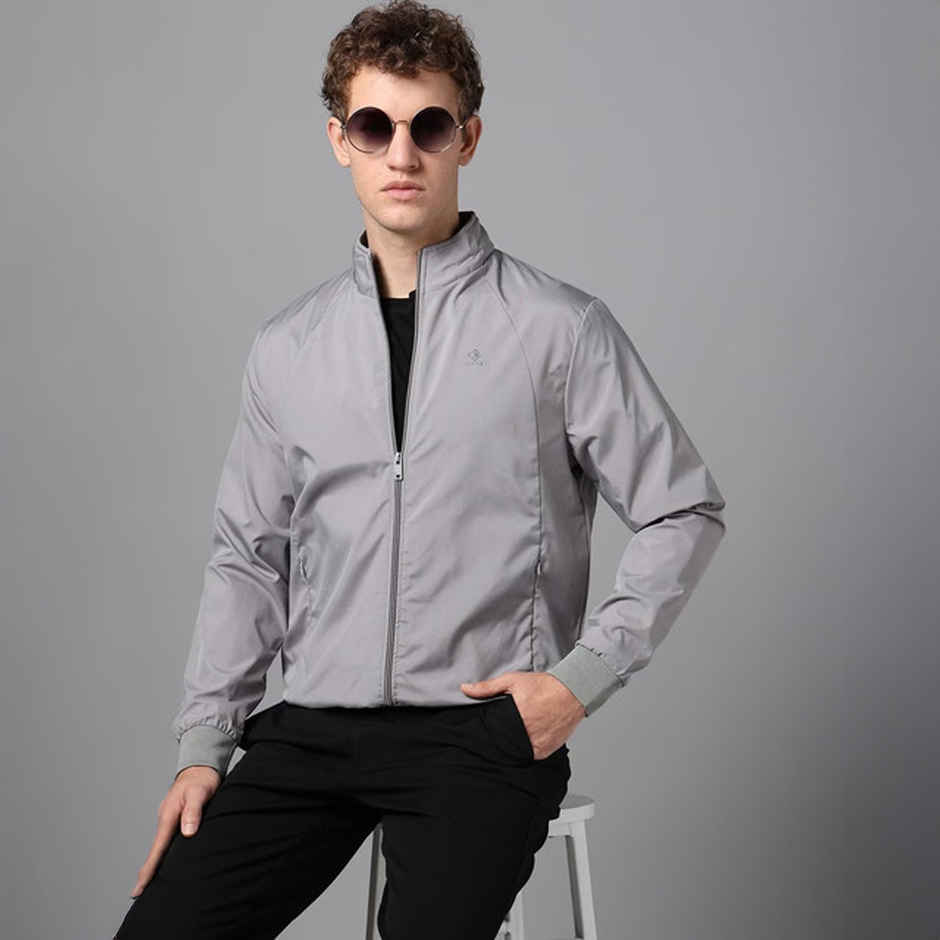Buy Fort Collins Men's Windcheater Jacket | Dark Grey - M Online ...