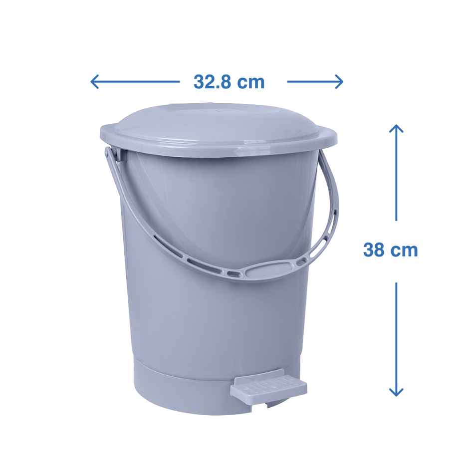 Buy BAY6 Royce Pedal Bin 15.8 L - Grey Online - Price @ ₹329 | Instant ...