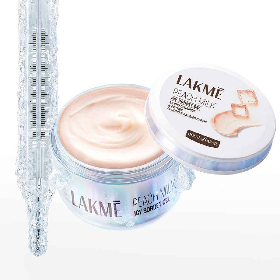 Lakme Icy Sorbet Gel: Instant Cooling Moisturizer with 2% Pro-Ceramide ...