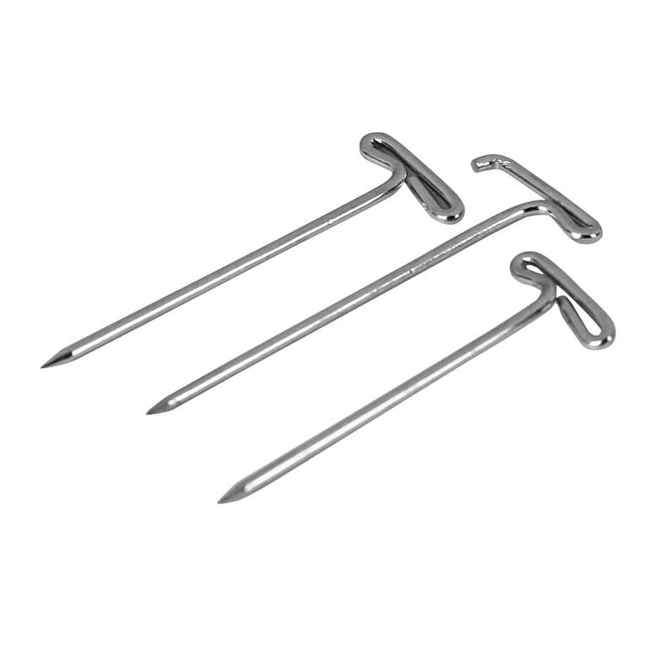 Buy Saya T-Shaped Pins - 26mm Metal Steel Pins for Paper Holding - 50 ...