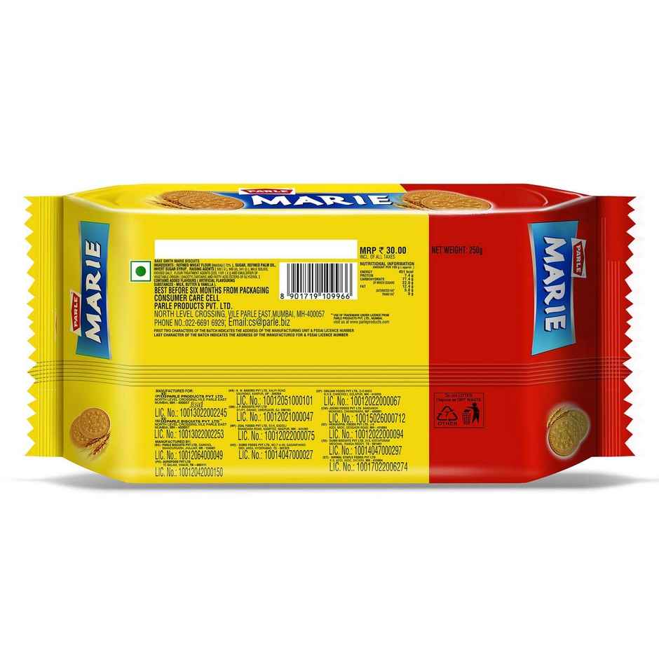 Buy Parle Marie Butter Marie Biscuits | Trans Fat-free Combo Online ...