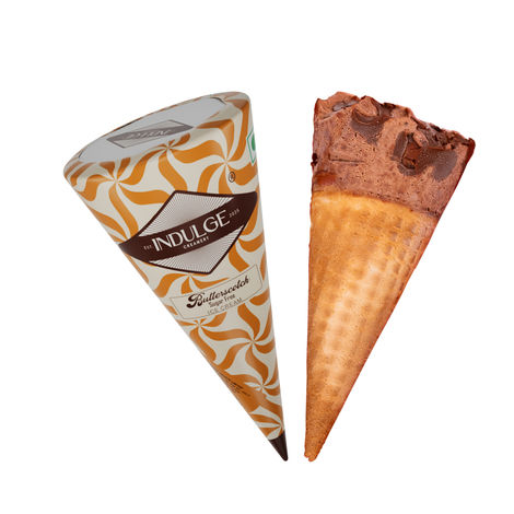 Buy Indulge Creamery -Butterscotch Sugar Free Cone Online - Price ...