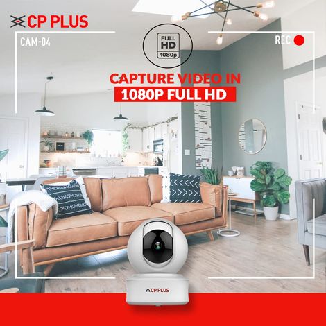 Buy CP PLUS 2MP Full HD Smart Wi-Fi CCTV Home Security Camera ...