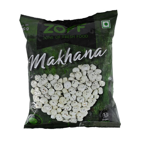 Buy ZOFF Foods Makhana-Lotus Seeds -Fox Nuts Online - Price @ ₹263 ...