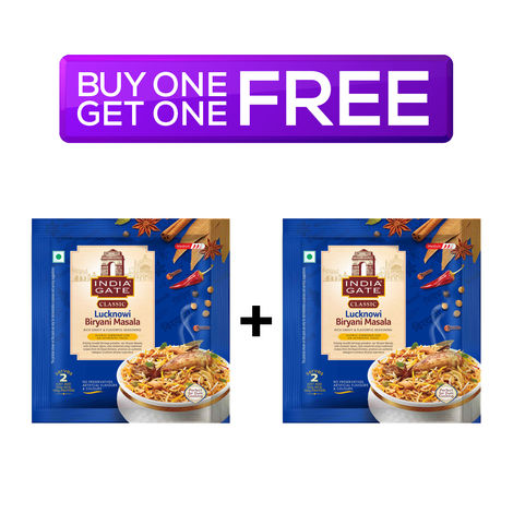 Buy India Gate Classic Lucknowi Biryani Masala Combo Online - Price ...
