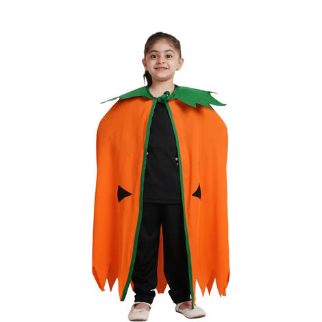 Buy Pumpkin Robe Halloween Costume | Age 9-10 Years | Sheen And Shine ...