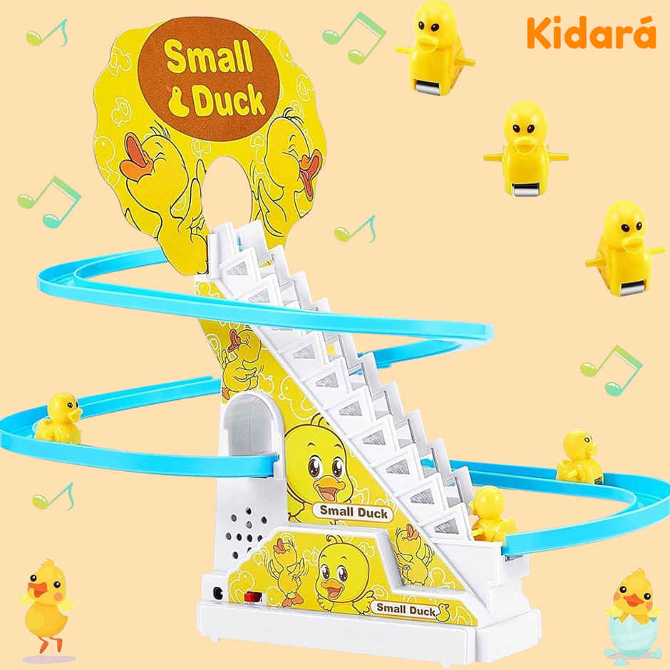Buy Kidara Duck Track Toy For Kids | Slide Duck Race Track With Lights ...