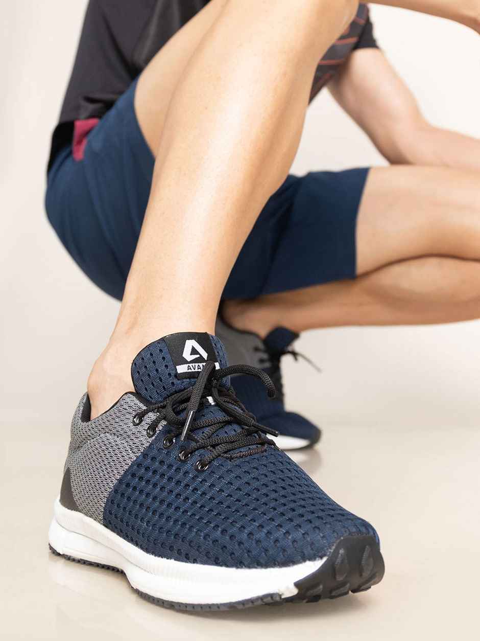 Buy Avant Men's X Running and Training Shoes | Navy Blue and Dark Grey ...