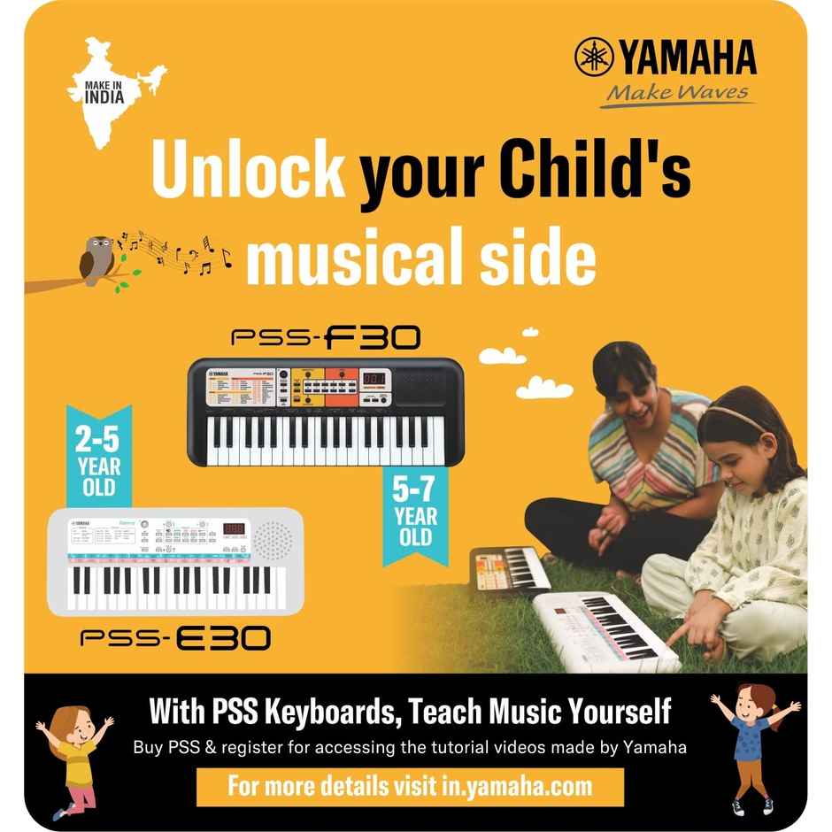 Yamaha Mini Keyboard for Kids - Buy at ₹4441 Online | Instant Delivery ...