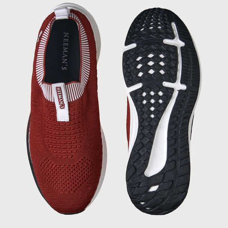 Buy Neeman's Grip Fit Slip Ons Red -8 Online - Price @ ₹1196 | Instant Delivery | Zepto