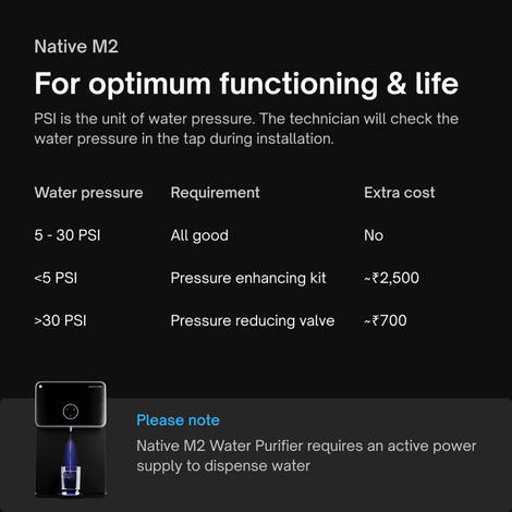 Buy Urban Company Native M2 Water Purifier Online - Price @ ₹15999 ...