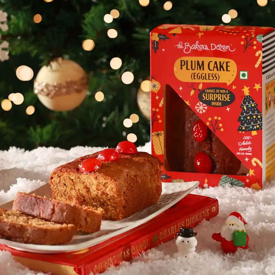 Buy The Baker's Dozen Eggless Plum Cake | Rum and Brandy soaked Online ...