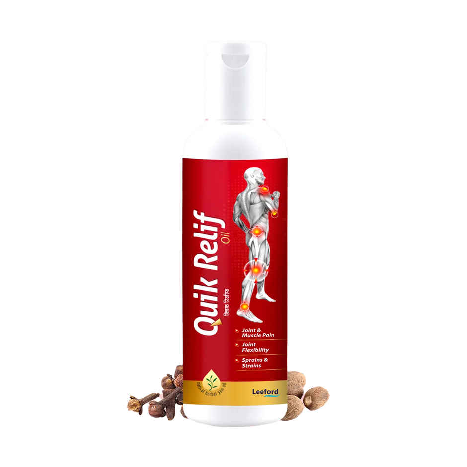 Buy Quik Relif Pain Relief Oil | Ayurvedic Formula for Joints & Muscles ...