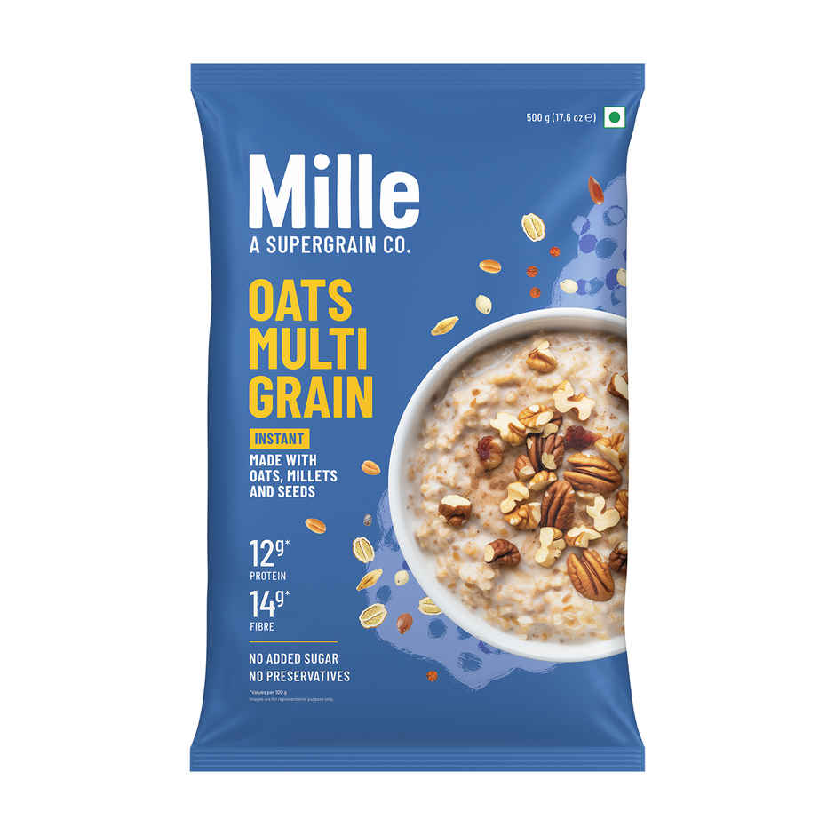 Mille Zero Sugar Mulitgrain oats - Buy at ₹160 Online | Instant ...