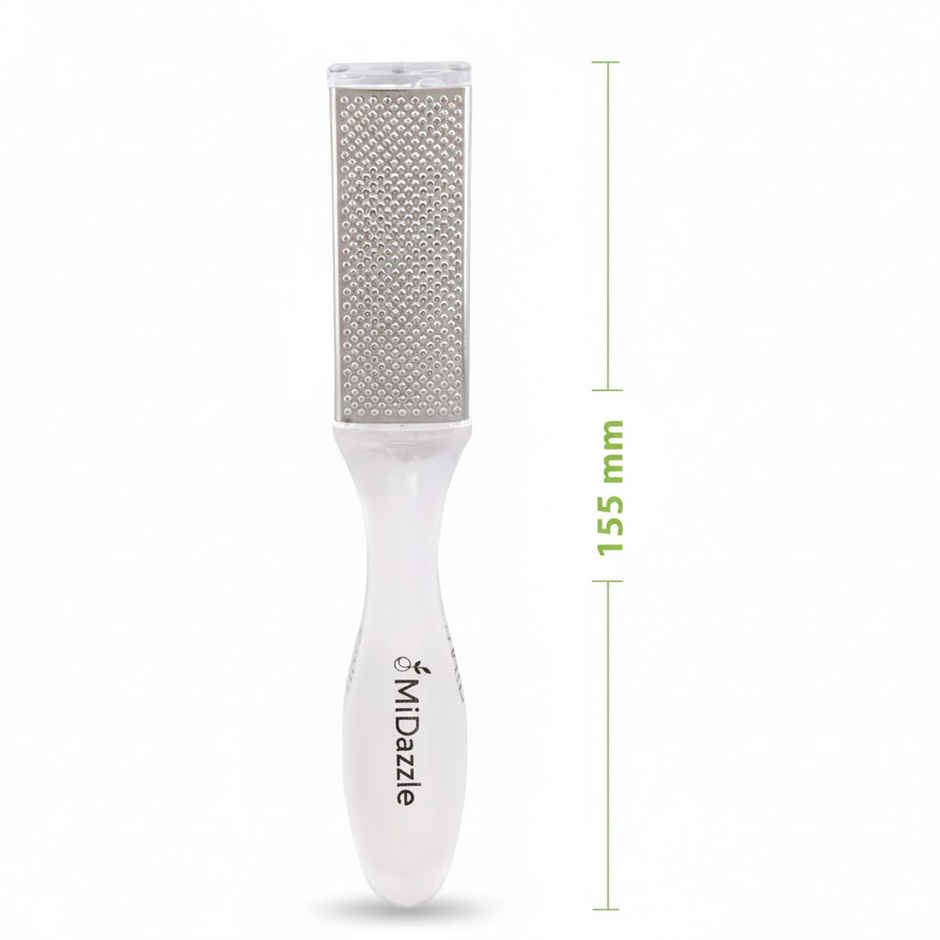 Buy Midazzle 2 in 1 Foot Scrubber, Filer and Callus Remover | Crystal ...