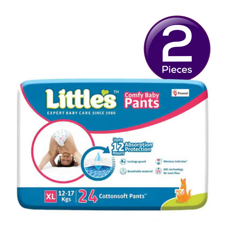 Buy Littles Expert Baby Care Comfy Baby Diapers | Pant Style | XL | 24 ...