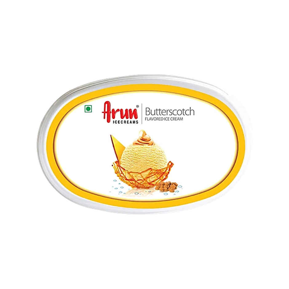 Buy Arun Icecreams Butterscotch Ice Cream Tub Online - Price @ ₹89 ...