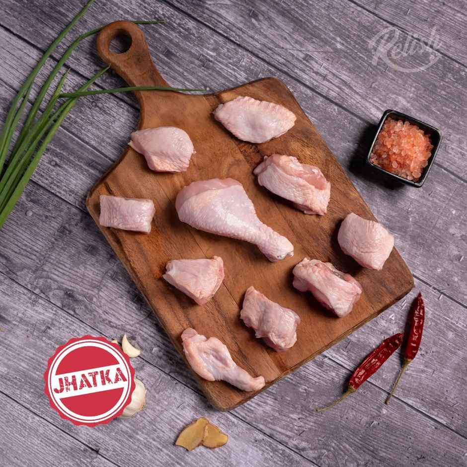 Buy Relish Jhatka Chicken Curry Cut With Skin | Energy - 1050 kcal ...