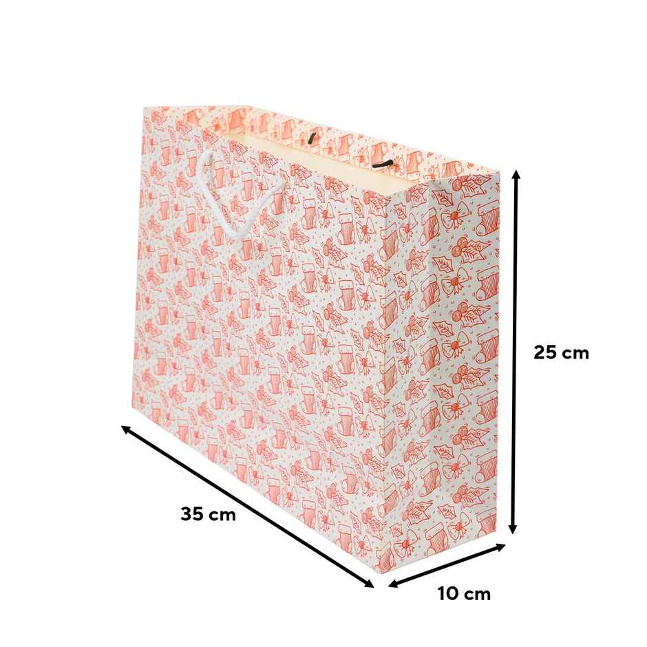 Buy Red Doodle Socks Gift Bag | Mad Over Print Online - Price @ ₹75 ...