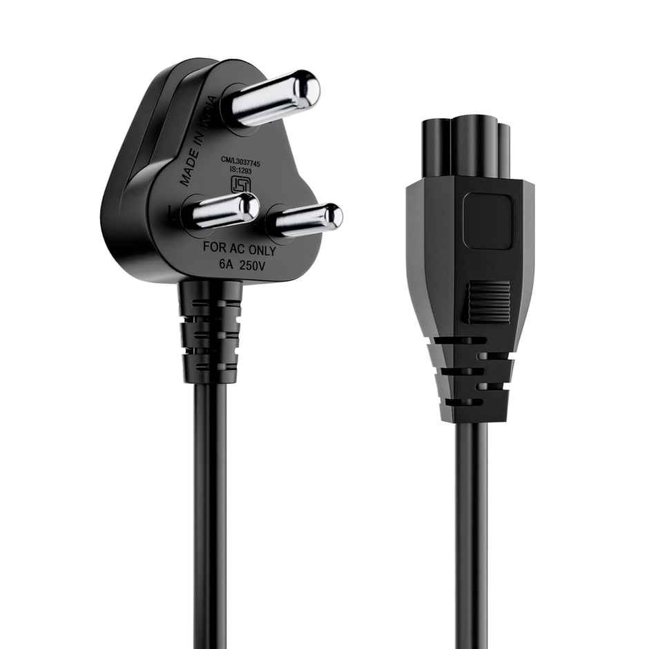 Portronics Konnect G3 Laptop Power Cable Black - Buy at ₹141 Online ...